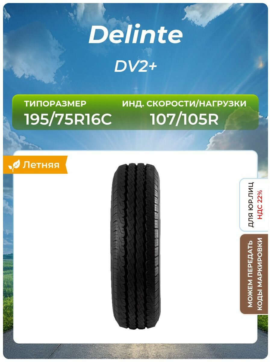 Шина Delinte DV2+