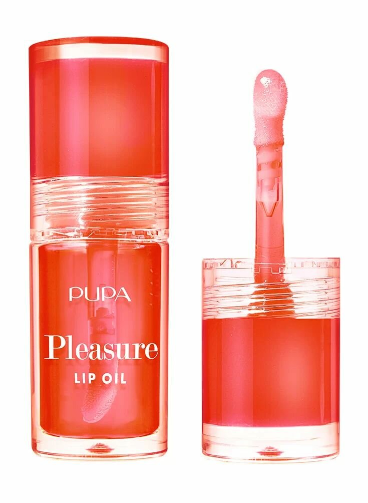 PUPA Масло для губ Pleasure Lip Oil, 5 мл, 003 Yummy Strawberry