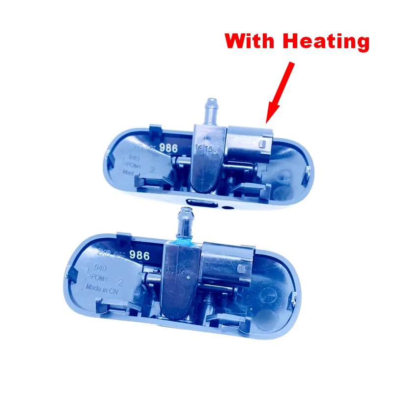 2 шт. насадка для омывателя ветрового стекла для VW Passat B6 Jetta Golf GTI Caddy 2KD 955986 2KD 955 986