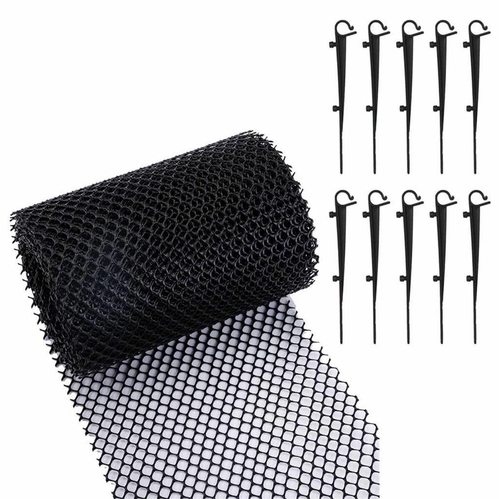 Сетка для желобов и дренажных систем, - 15 см х 6 м