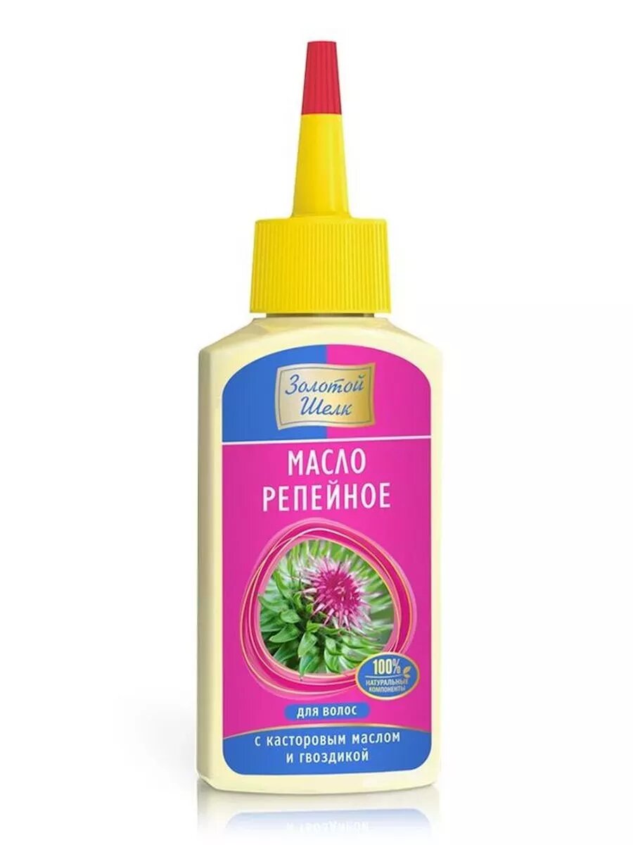 Масло репейное д/вол 90мл/касторовое масло и гвоздика-3 шт