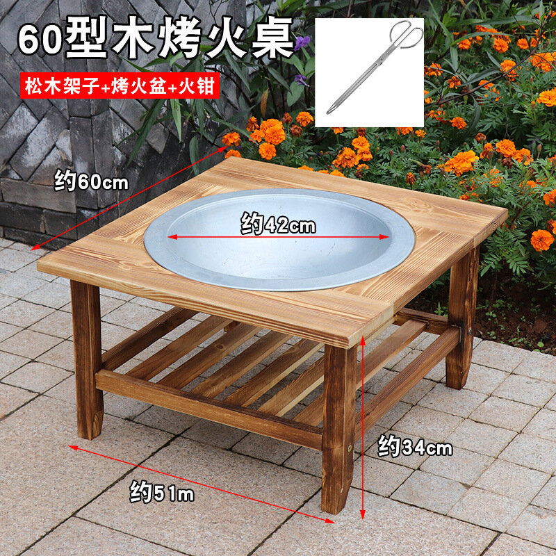 Сельский традиционный костровой очаг для барбекю, угольный костровой очаг, домашний камин в старинном стиле для заваривания чая, уличная печь.