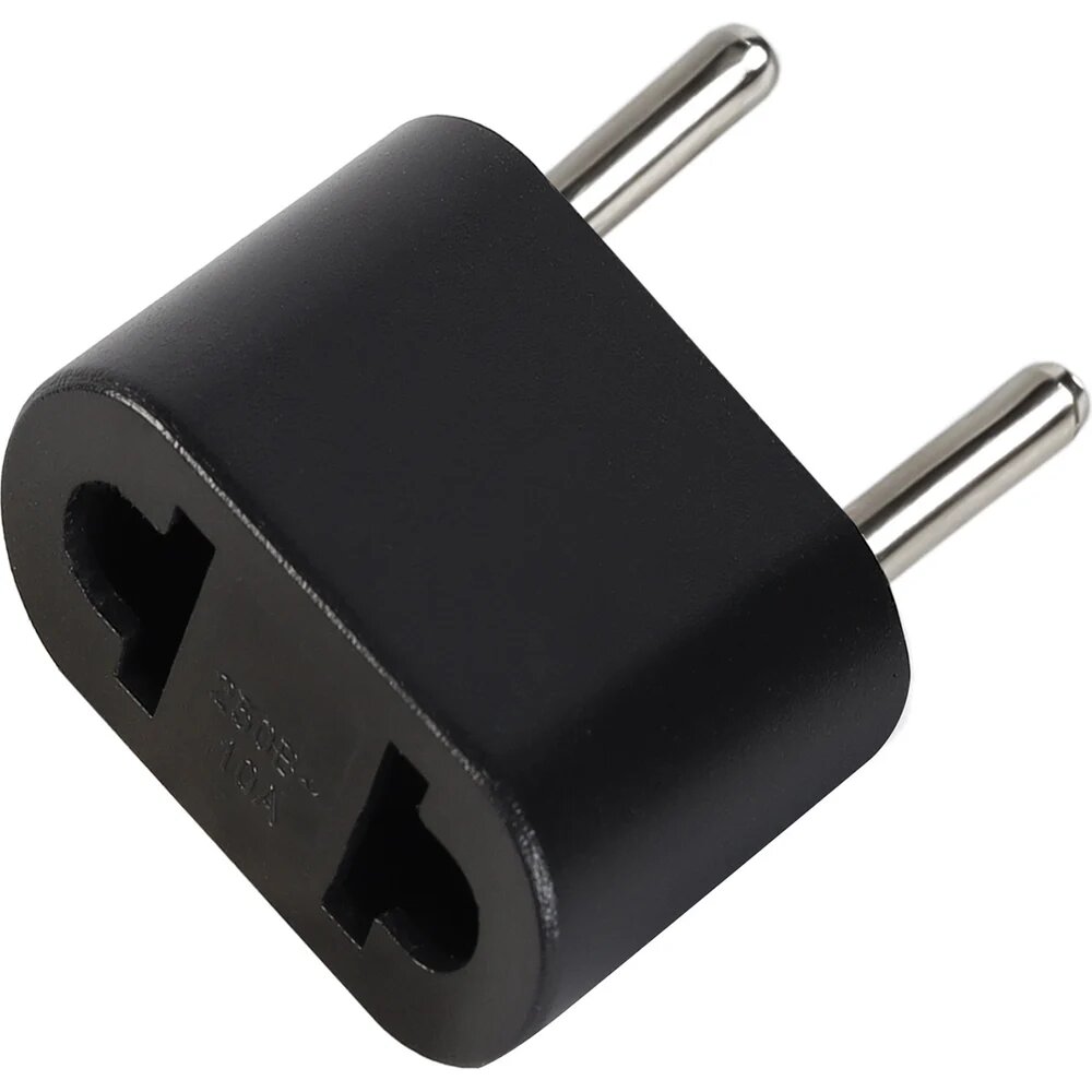 Адаптер-переходник на евро вилку Smartbuy черный, 10А, 250В SBE-10-S07-b