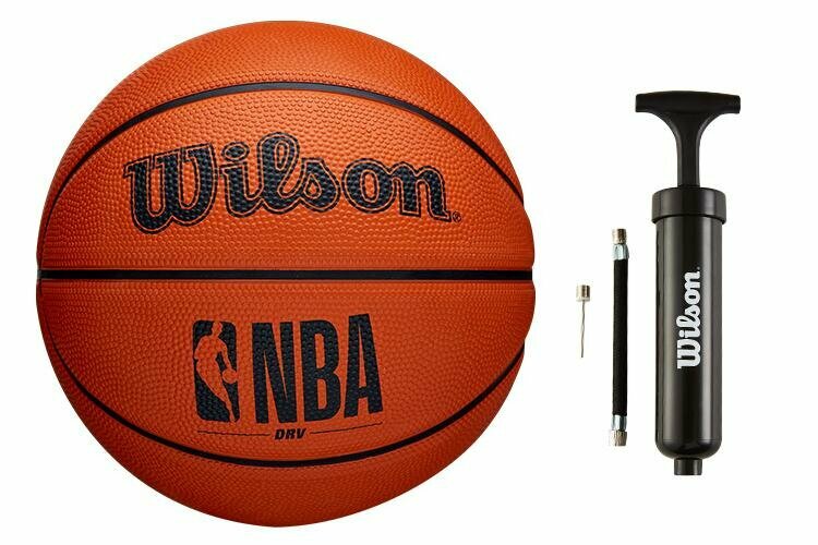 Баскетбольный мяч унисекс Wilson NBA DRV, коричневый, размер 7