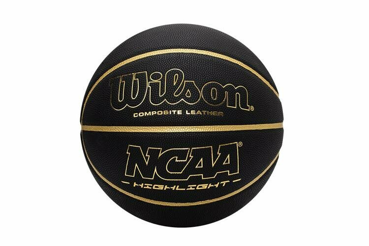 Баскетбольный мяч унисекс Wilson NCAA Collection WTB067519IB07CN тренировочный, черный, PU, размер 7, S EU