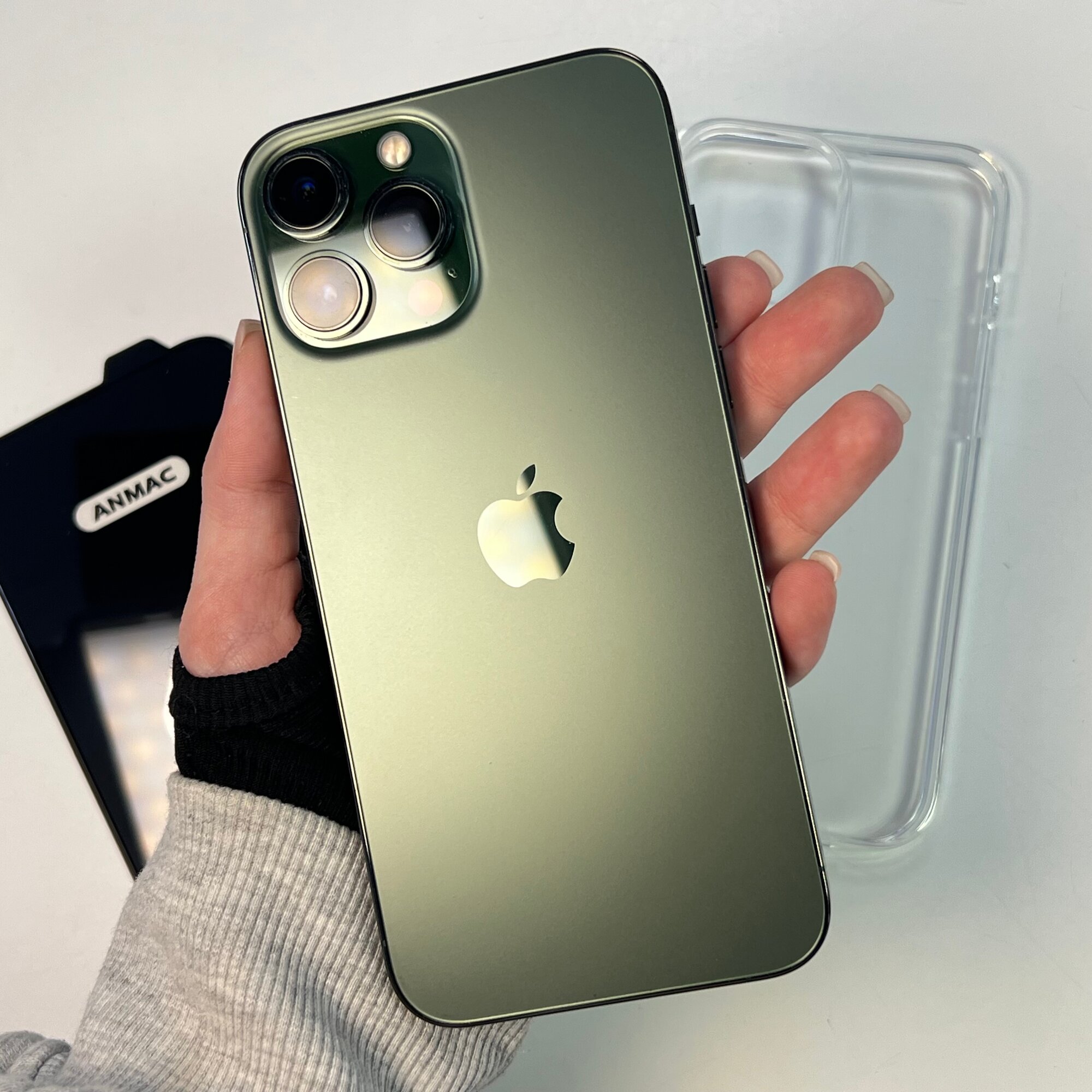 Смартфон Apple iPhone 13 Pro Max 256 ГБ, nano SIM+eSIM, Альпийский зеленый (без rustore)