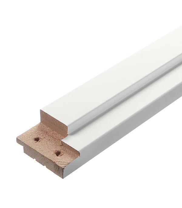 Коробка дверная 70х34х2070 мм (820 мм) финишпленка белая с петлями (2,5 шт.) Verda ДПГ 2012/173917