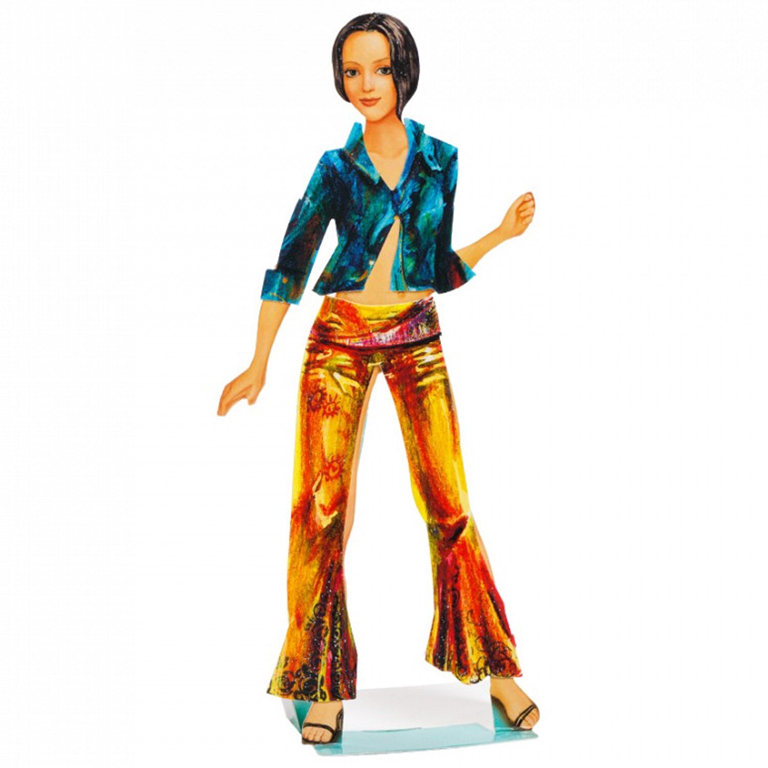 Кукла-одевалка Умная Бумага "Наряжай и играй", Party, картон