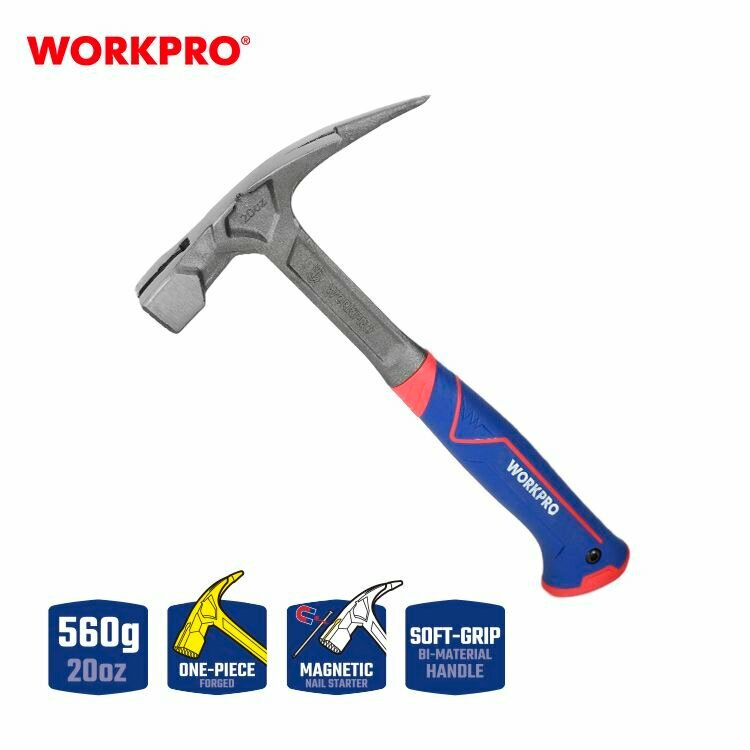 Молоток кровельщика 560г WORKPRO