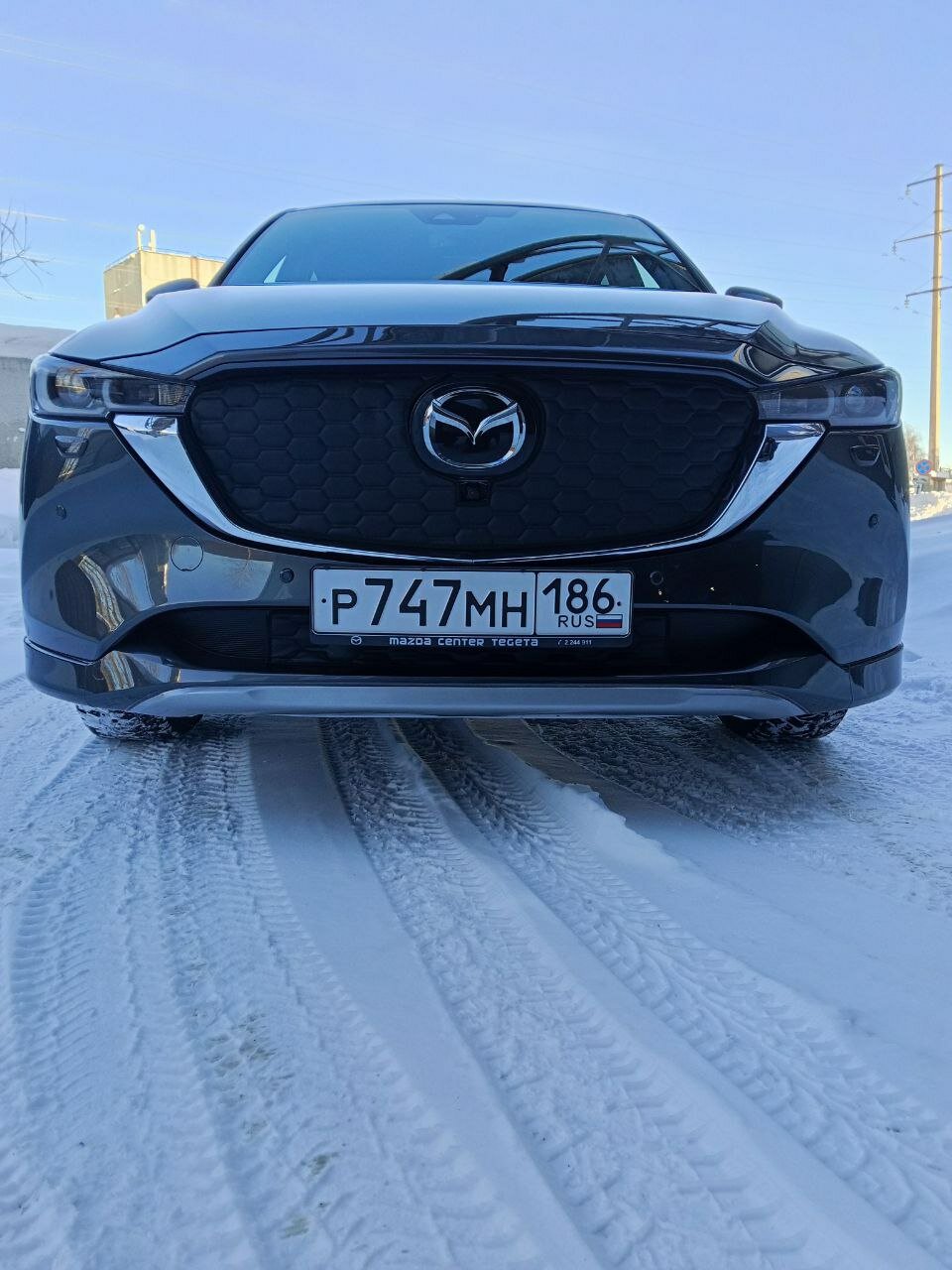 Утеплитель радиатора Экономия топлива с камерой для Mazda Мазда CX-5 2021 -2025 II Рестайлинг