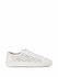 Кроссовки Doucal's Perforated leather sneakers, размер 37, бежевый/белый