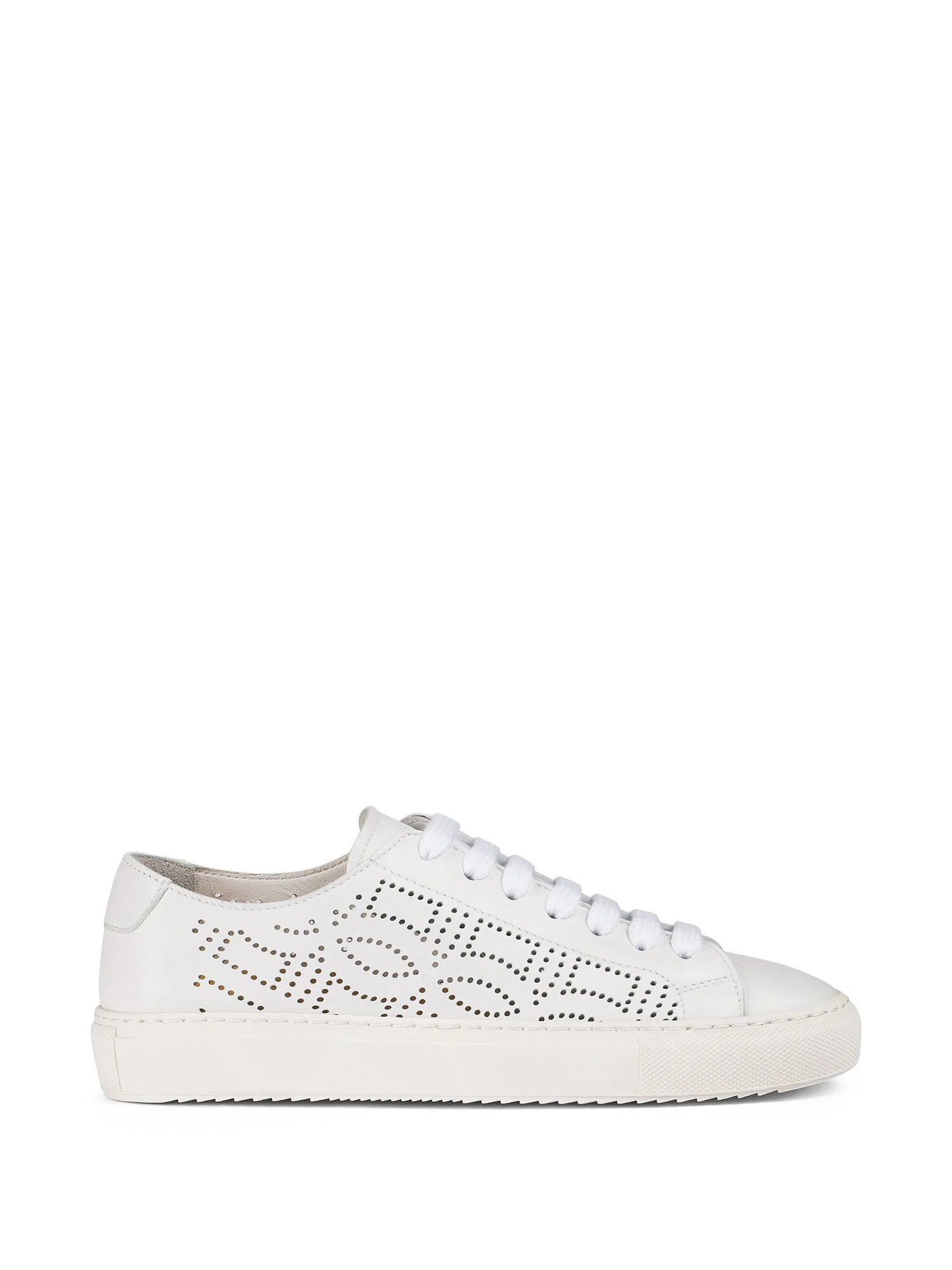 Кроссовки Perforated leather sneakers