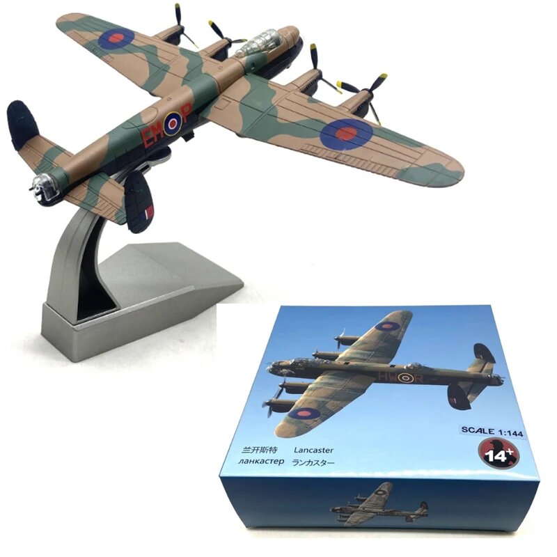 Металлическая модель самолета AVRO Lancaster Lancastrian 1/144 BMKI