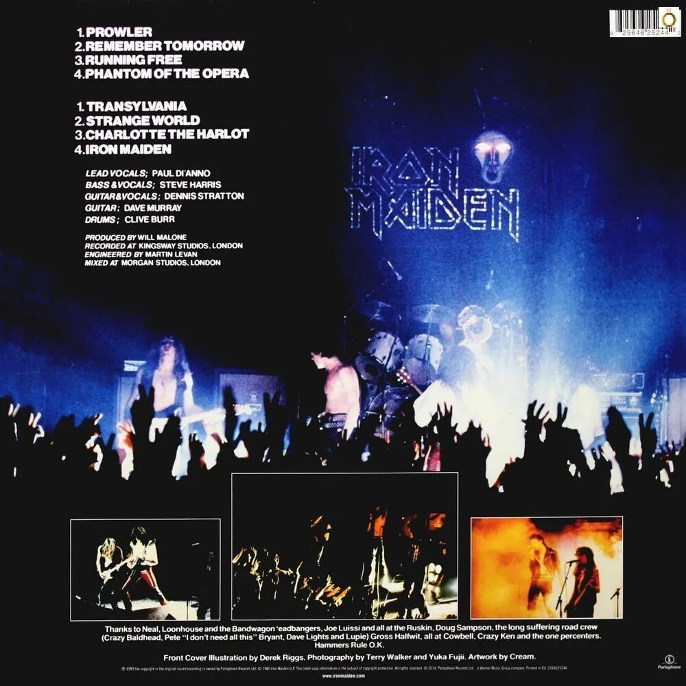 Iron Maiden - Iron Maiden (Виниловая пластинка) Импортное издание 2014 год. Аргентина — фото 1