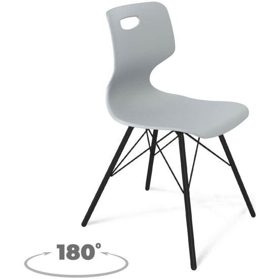 Стул Sheffilton SHT-ST58/S370VP A5-7 серый/черный муар