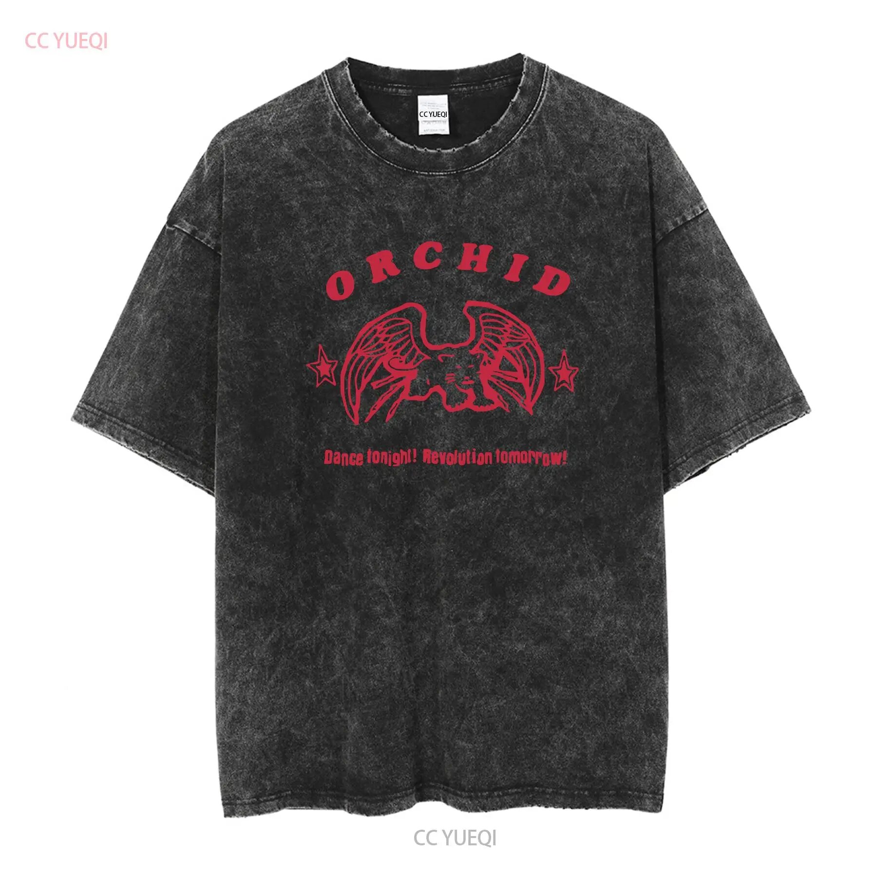 Футболка Orchid Dance Tonight Washed Black хлопок