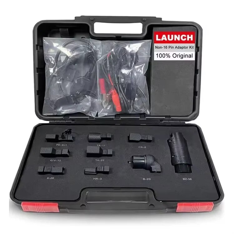 LAUNCH Non-16-контактный адаптерный комплект OE-совместимых разъемов, совместимых со всеми диагностическими инструментами LAUNCH X-431 [Pro3s, pro v5.0, pad v и т. д.]