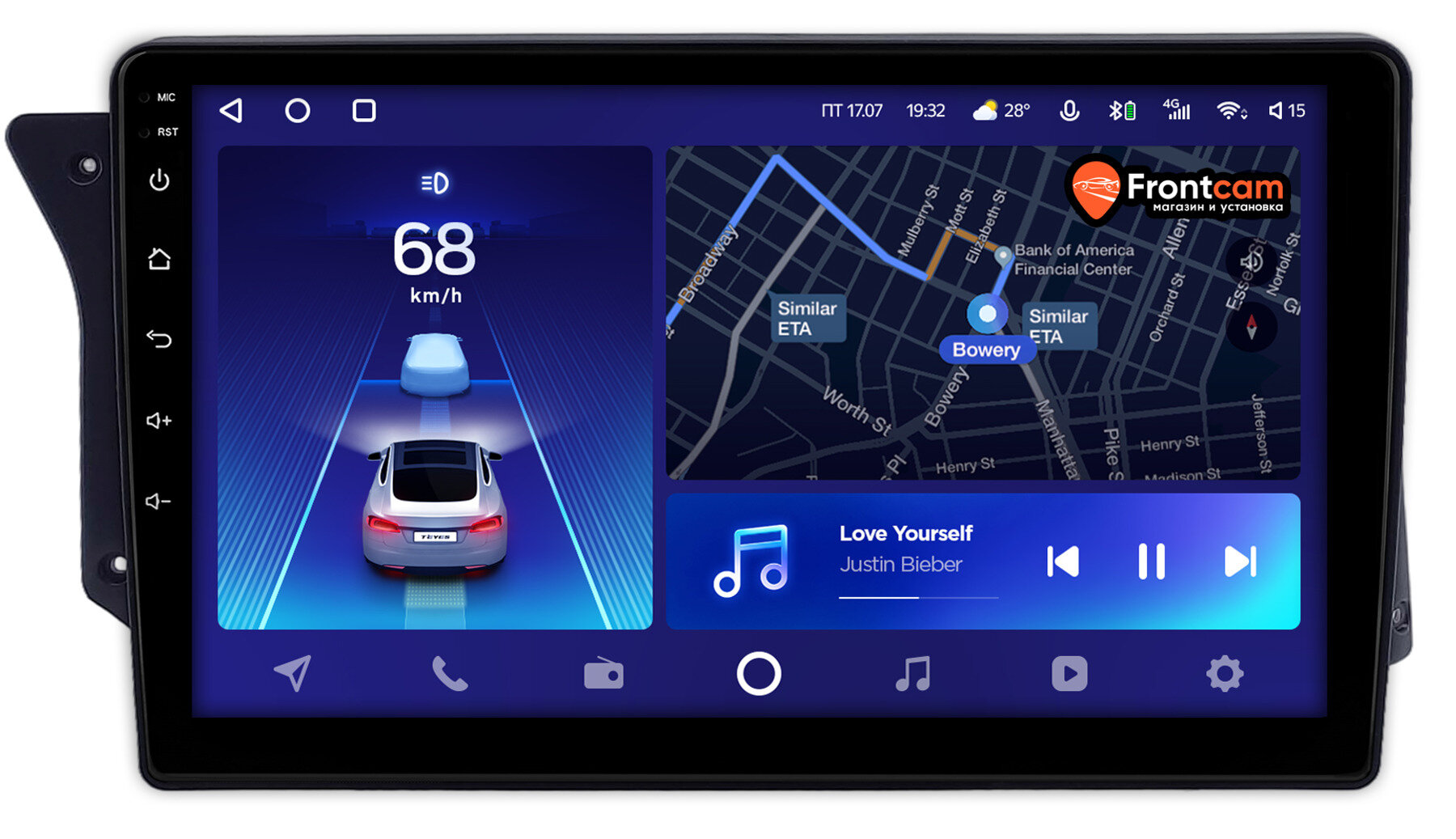 Штатная магнитола Lada (Самара) ВАЗ 2113, ВАЗ 2114, ВАЗ 2115 1997-2012 Teyes CC2 PLUS 6/128 10" RM-10-2271 Android 10 (4G-SIM, DSP, QLed)