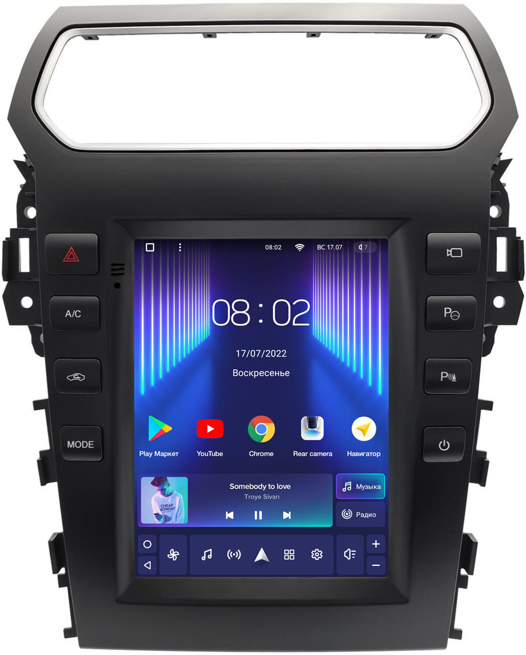 Штатная магнитола Ford Explorer 5 2010-2019 Teyes TPRO 2 DS (Tesla) 9.7" 3/32 RM-1312-200 Android 10 (4G-SIM, DSP, QLed)