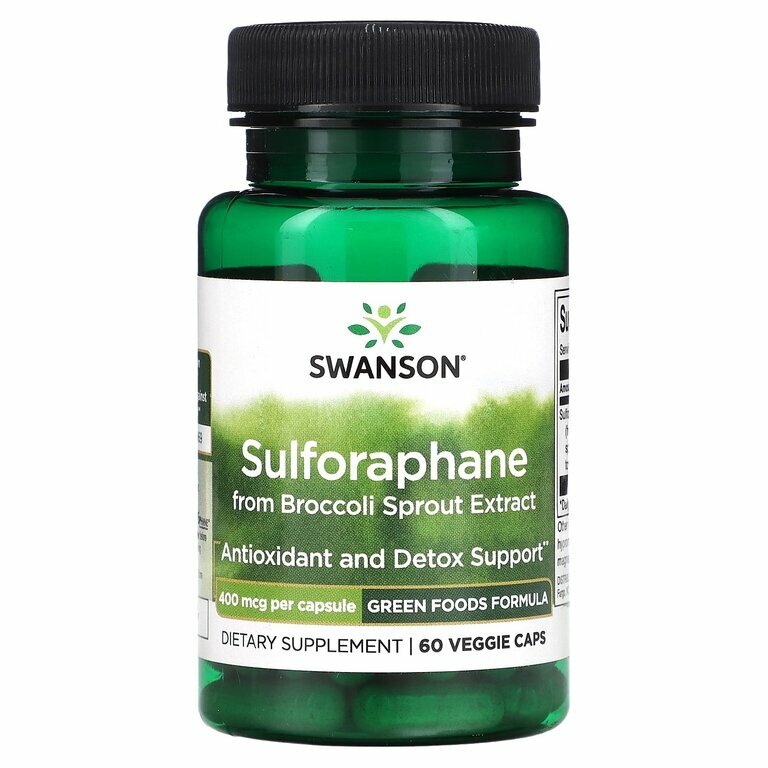 Sulforaphane from Broccoli Sprout Extract 400 mcg 60 Vegan Caps