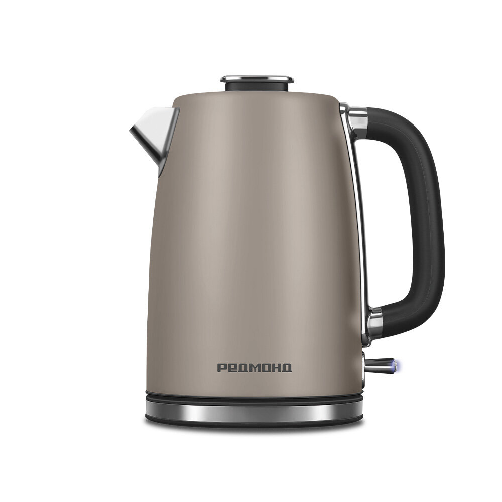 Чайник редмонд KM240, металлический корпус, съемная крышка, 1.7л, бежевый