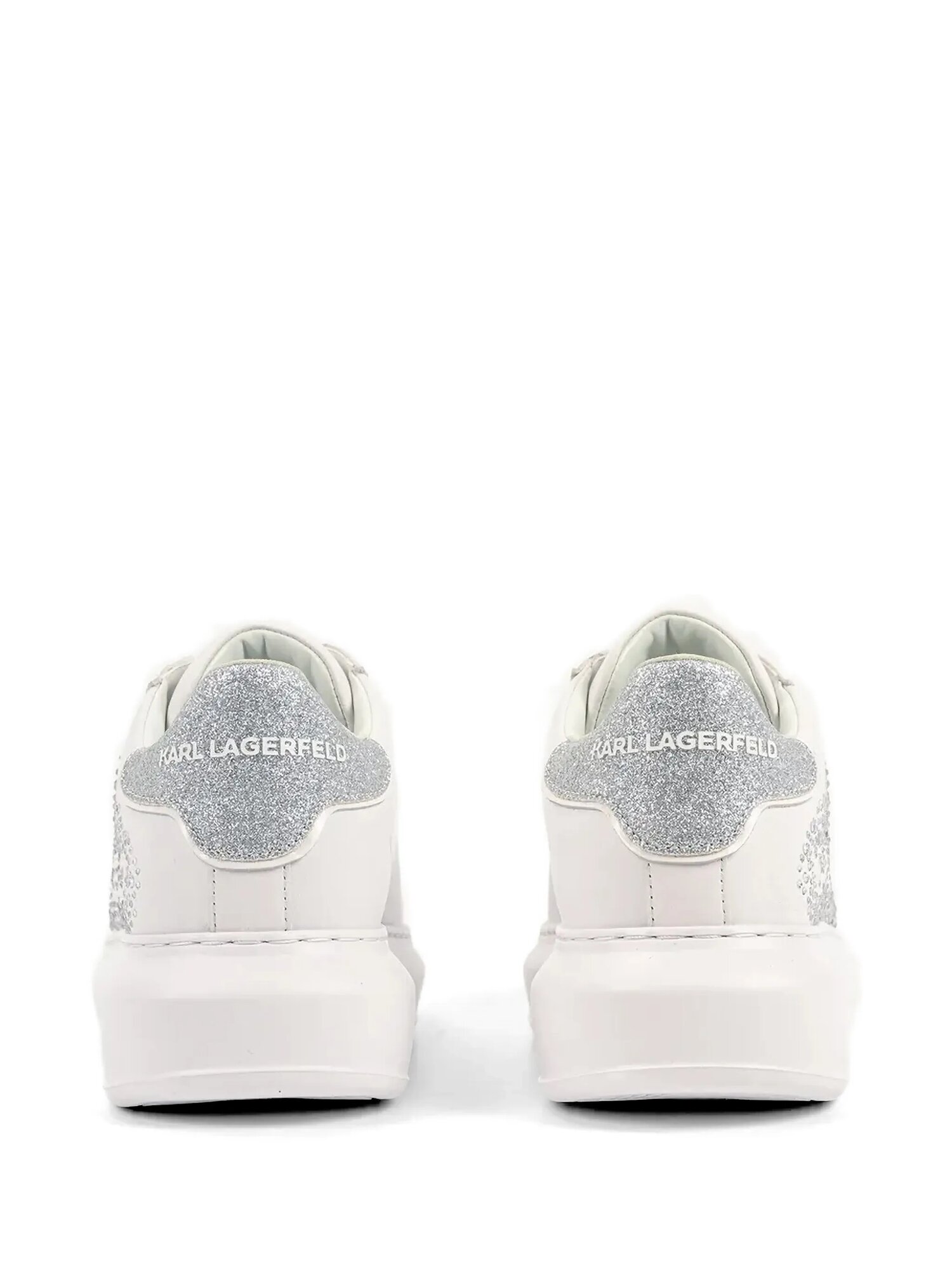 Кроссовки Karl Lagerfeld Logo-detail sneakers, размер 40, бежевый/белый — фото 1