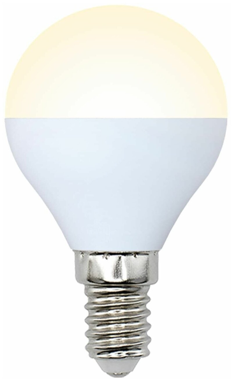 Лампа светодиодная E14 7W 3000K матовая LED-G45-7W/WW/E14/FR/NR UL-00003820 в упаковке 3 шт