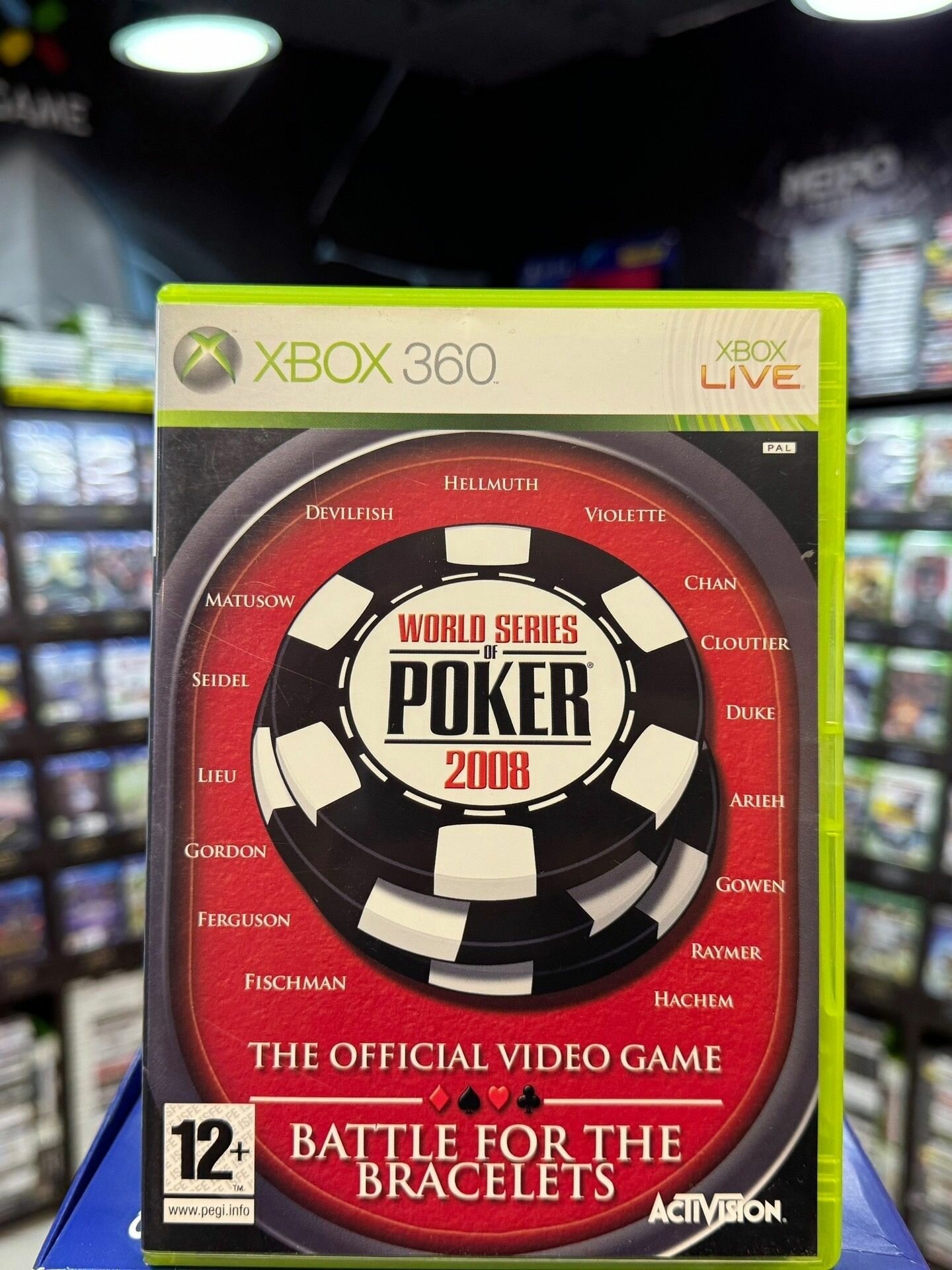 Игра World Series of Poker 2008 (Xbox 360) (Box)