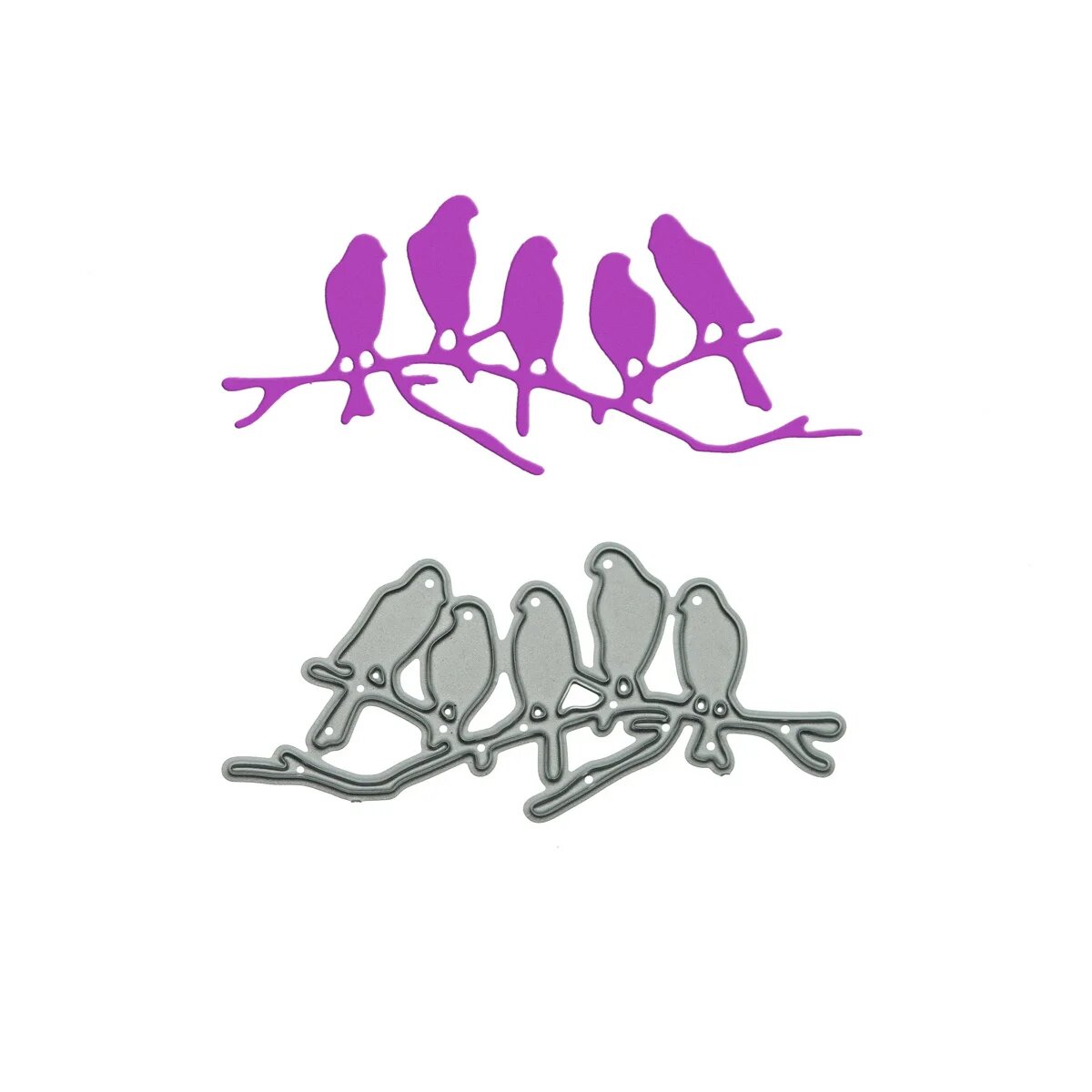 Металлические пресс-формы для скрапбукинга птицы на ветке