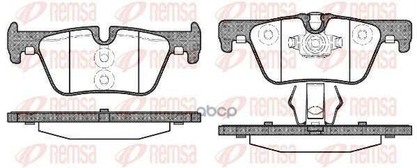1476 00 колодки дисковые з BMW 1 F20 1.6/1.8/2.0D 11> Remsa арт. 147600
