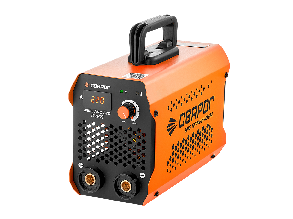 Сварочный аппарат Сварог REAL ARC 220 Z2K7, MMA, мощность 9,4 кВ·А