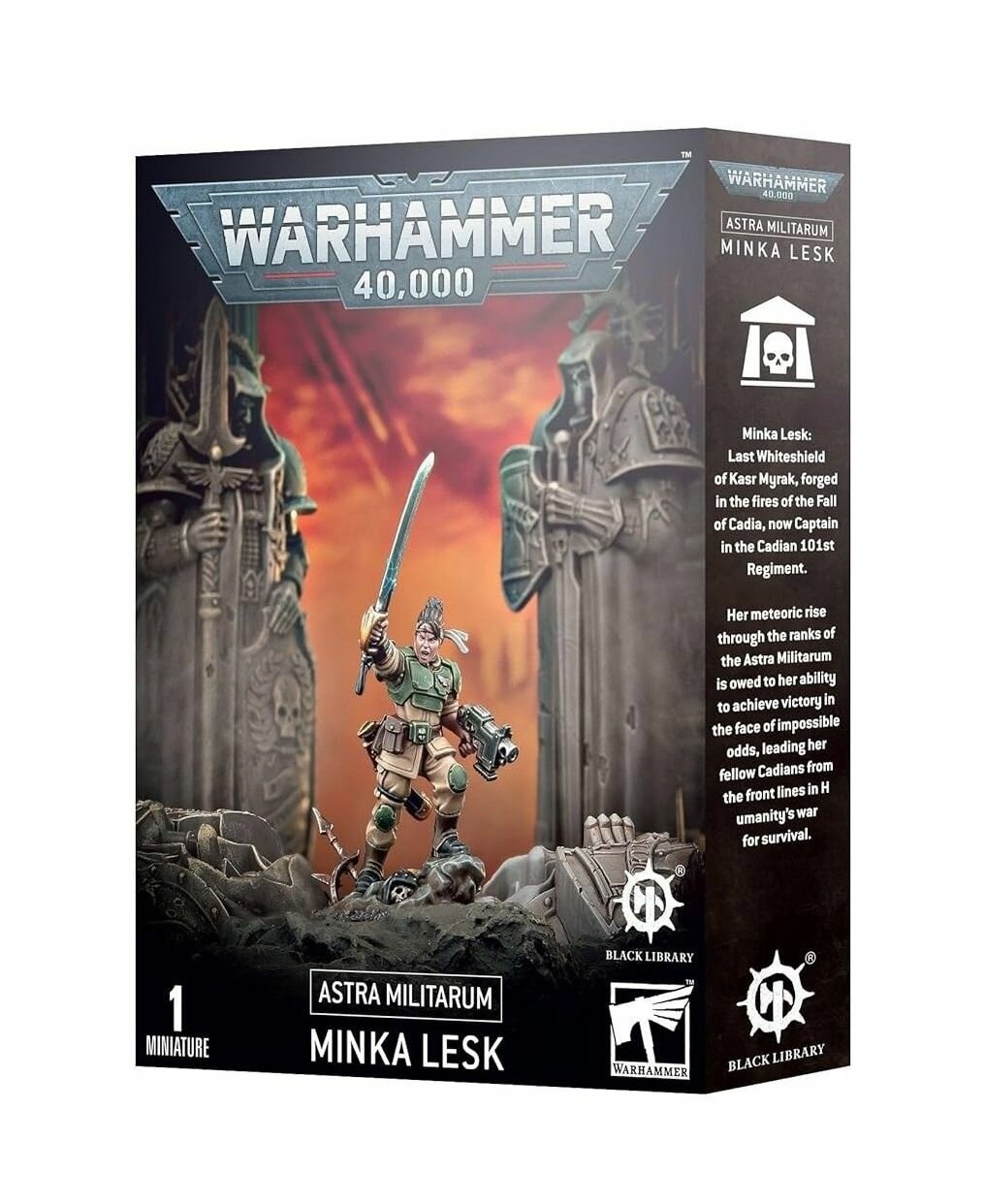Миниатюра Warhammer 40 000 - Astra Militarum: Minka Lesk