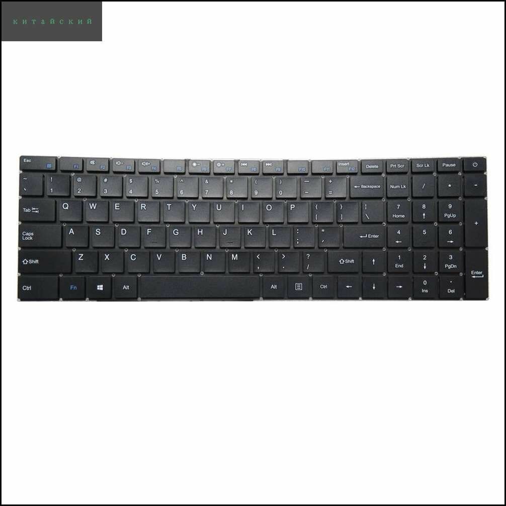 Клавиатура для ноутбука DEXP Aquilon C15-ICP301, английская, США, черная, новая