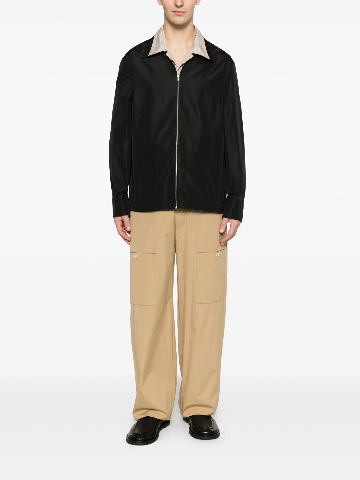 Рубашка Jil Sander, размер 52, black / black — фото 1