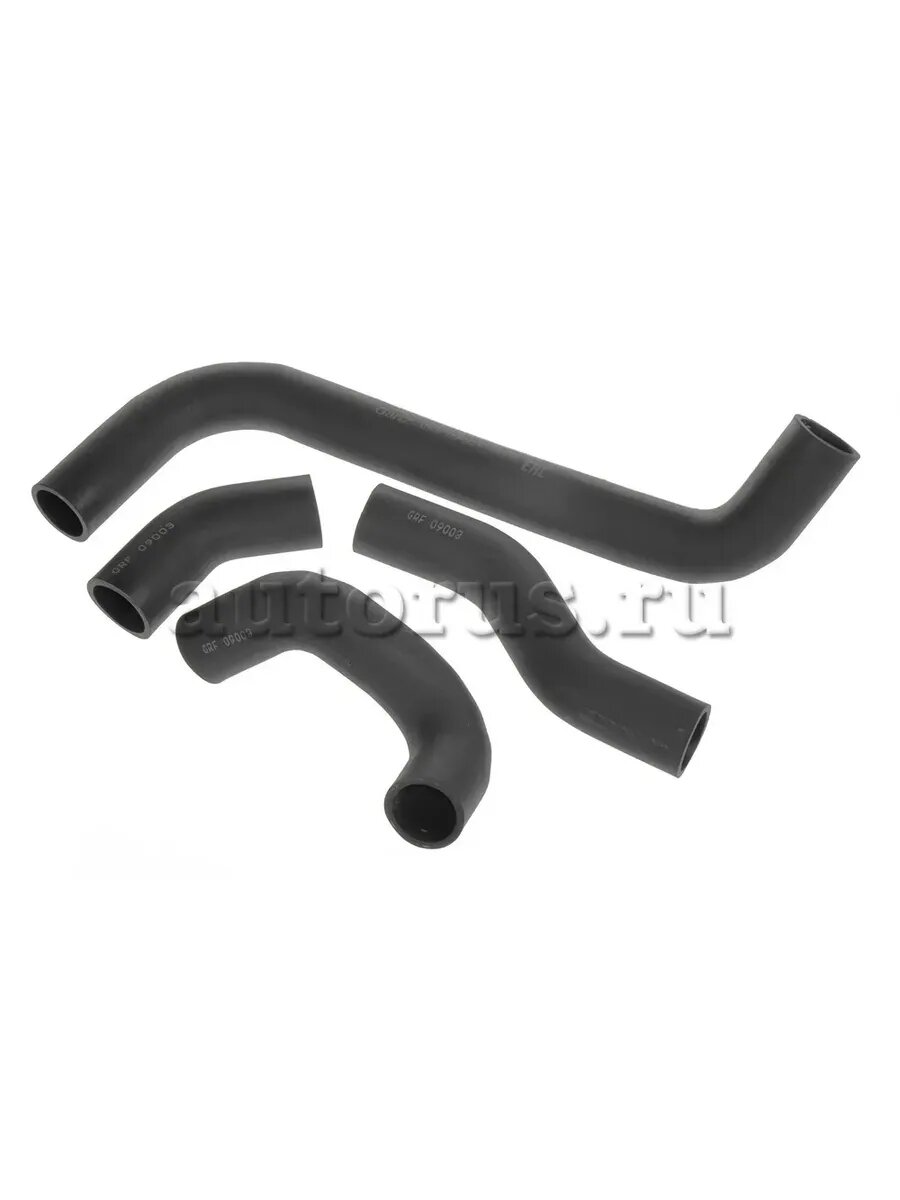 Патрубки радиатора охлаждения (4шт.) для ВАЗ 2121