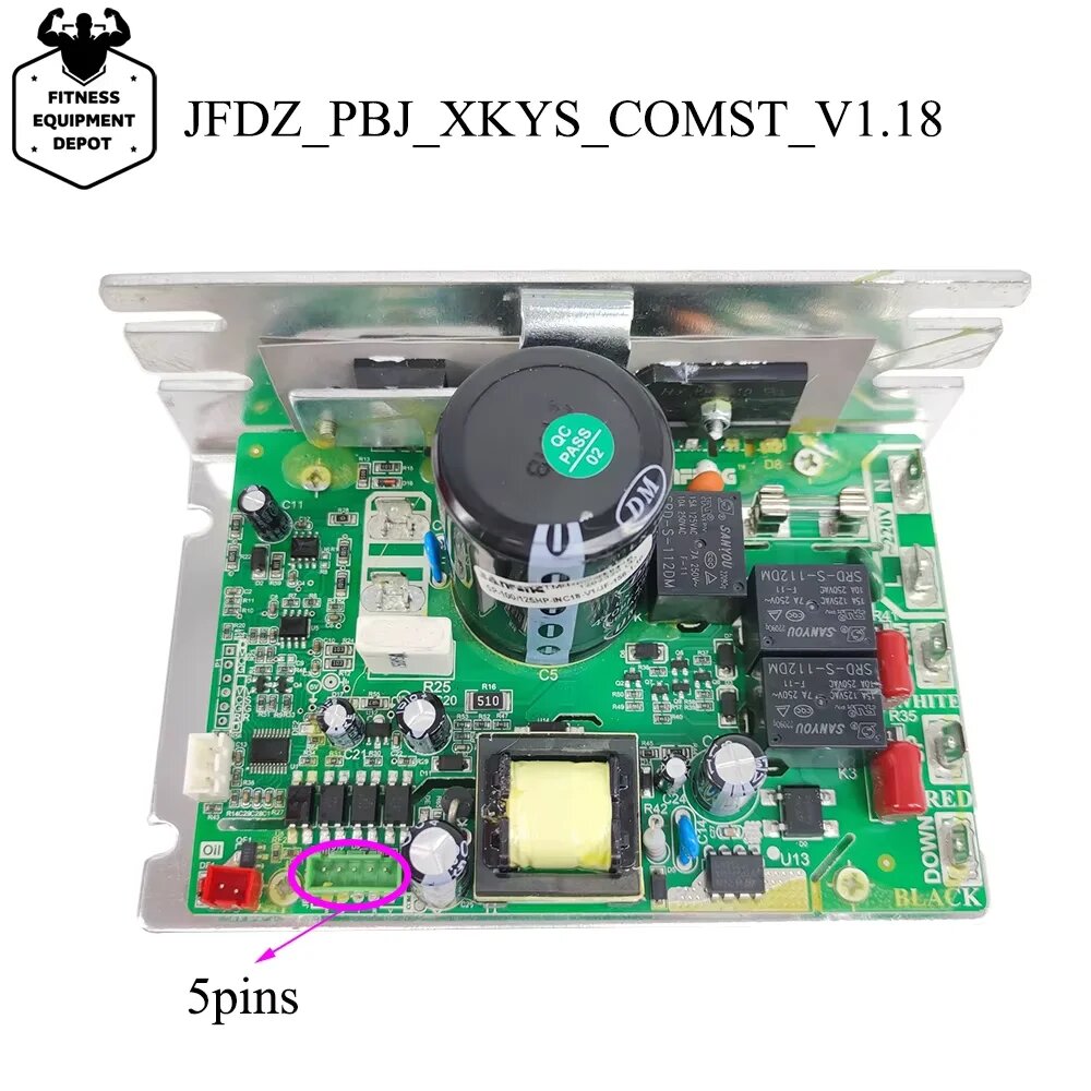 Контроллер двигателя JFDZ PBJ XKYS COMST V1.18 для беговой дорожки