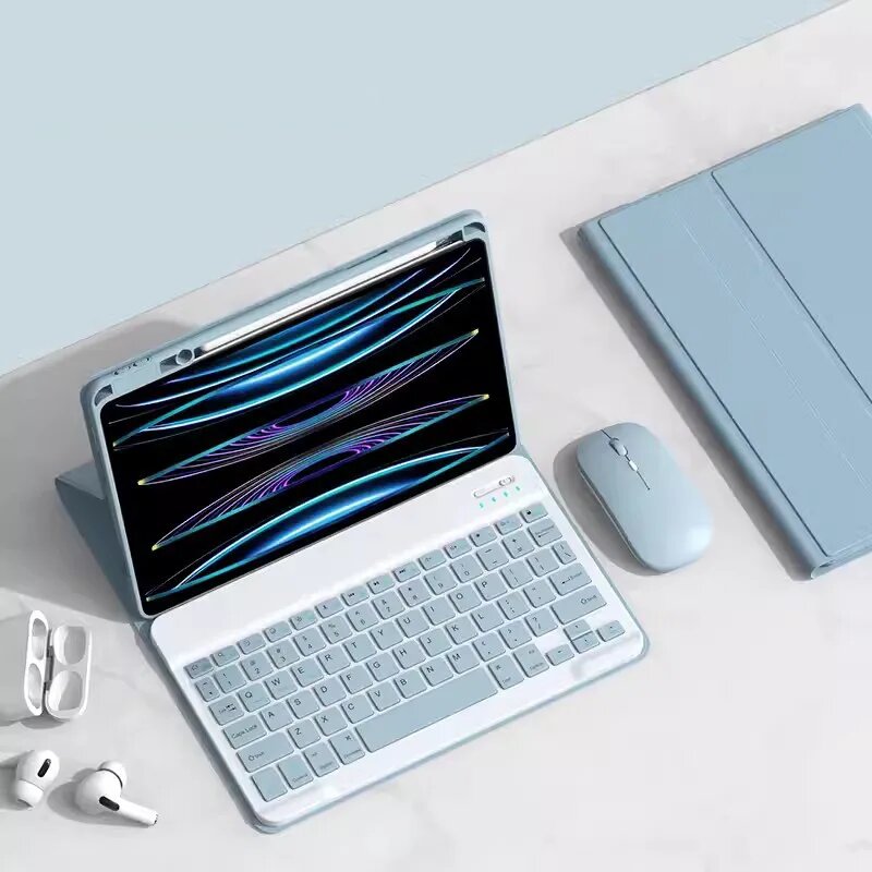 Чехол с клавиатурой для Huawei Matepad 11.5 Matepad 11.5 S 2025, Blue mouse