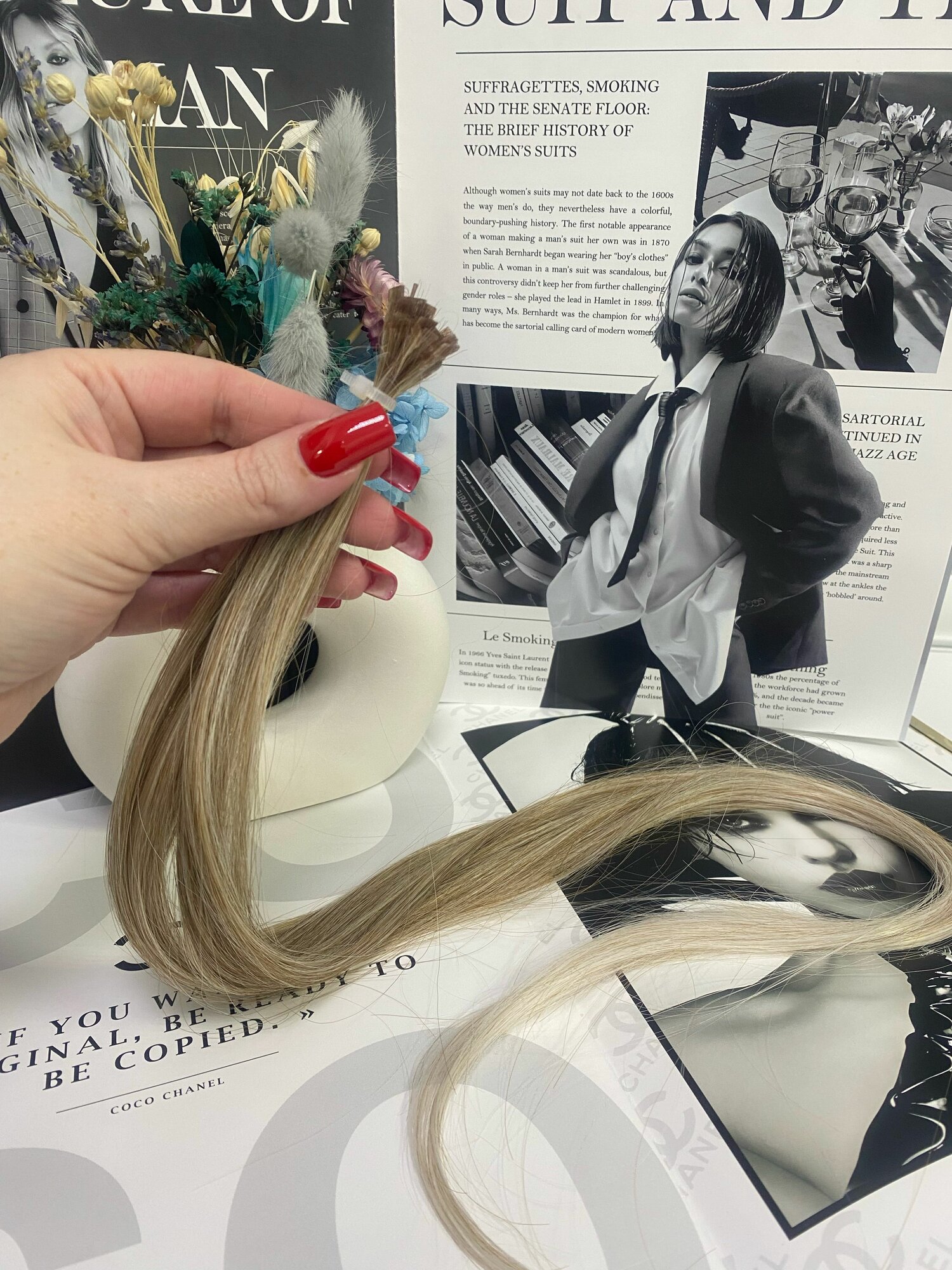 Биопротеиновые волосы на капсулах для наращивания