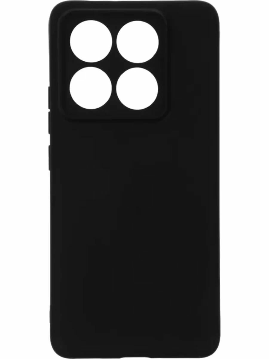 Чехол-накладка Borasco Silicone Case для смартфона Xiaomi 14T Pro, черный