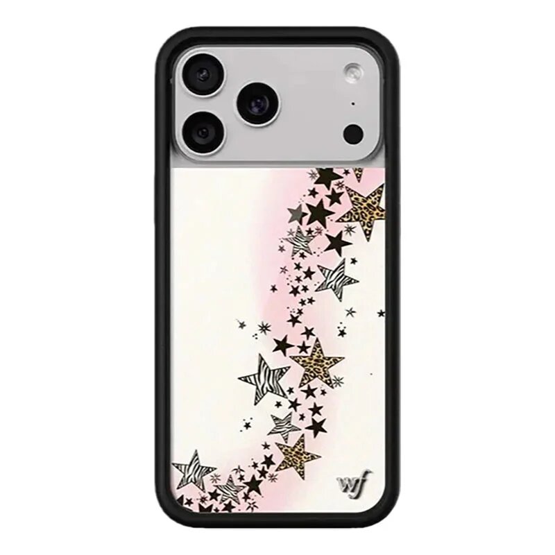 Чехол Wildflower для iPhone 17 Pro Max со звездами и леопардом