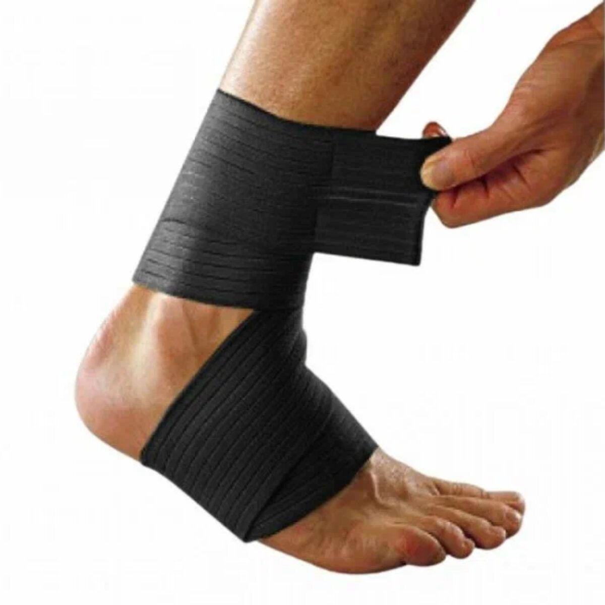 Повязка эластичная на голеностоп Mad Guy черная