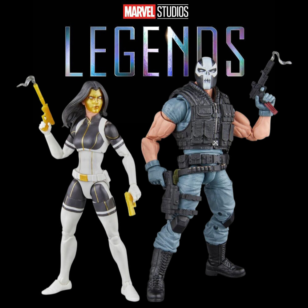Фигурка Кроссбоунс и Мадам Маска «Marvel Legends» от Hasbro коллекционная