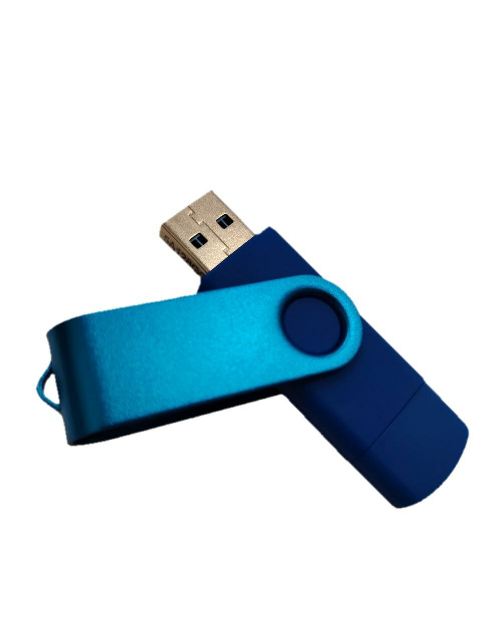 Type-C и USB 3.0 Флешка для смартфонов 128 Гб, OTG поворотная