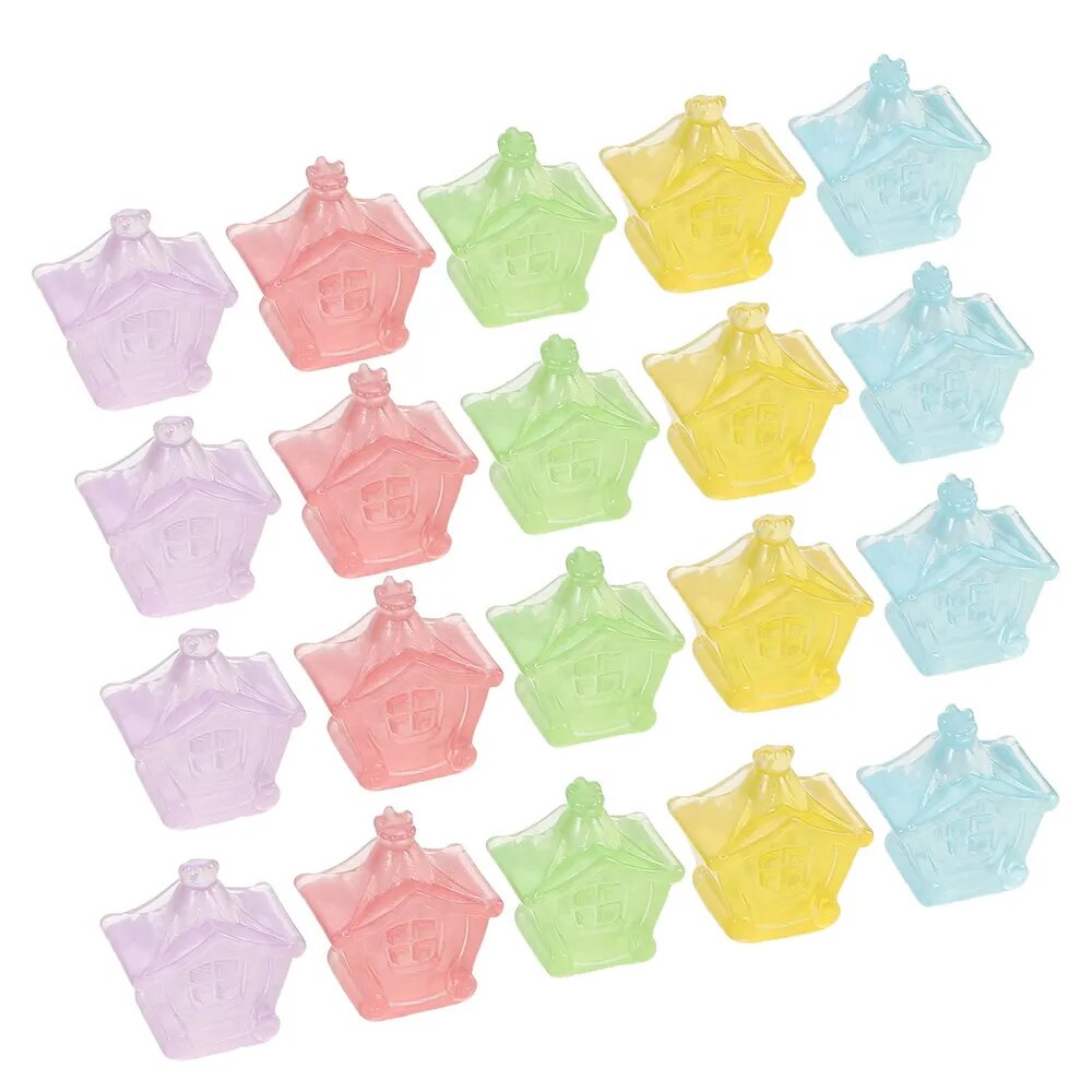 Набор из 20 светящихся миниатюрных фигурок из смолы