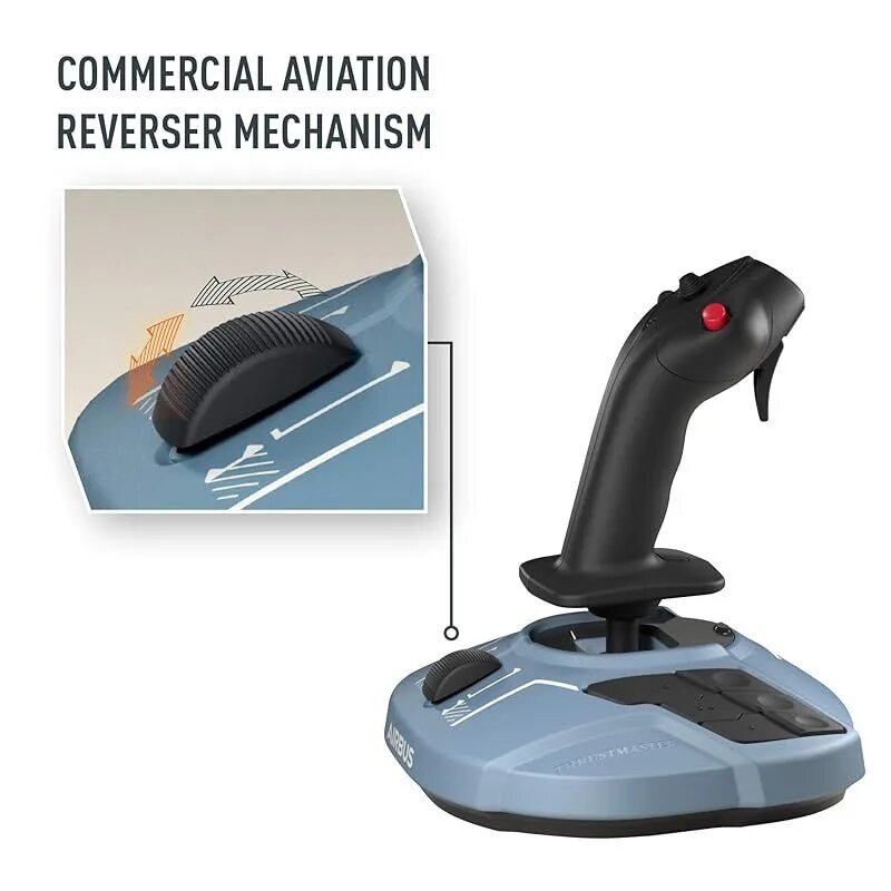 Thrustmaster TCA Airbus - Джойстик полета для PC, эргономичная копия Airbus, 16 кнопок — фото 1
