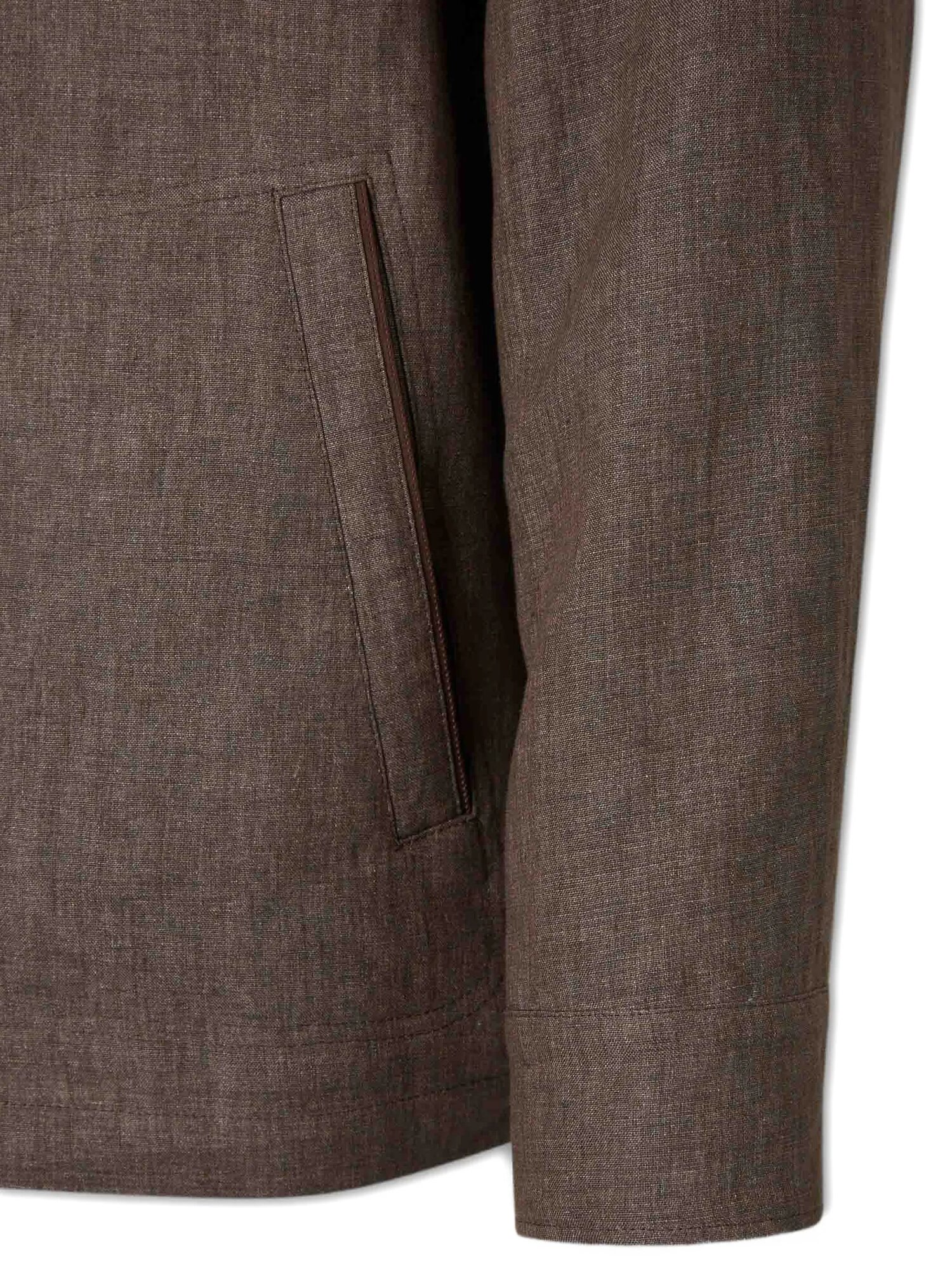 Куртка Canali Buttoned flap-pocket jacket, размер 54, brown — фото 1