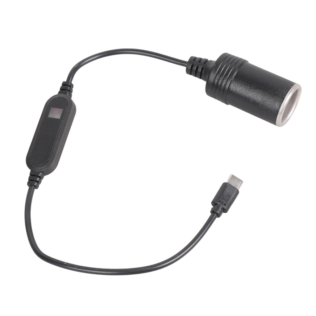 Гнездовой Преобразователь Автомобильного Прикуривателя Типа C в 12 В Для Электронных Устройств