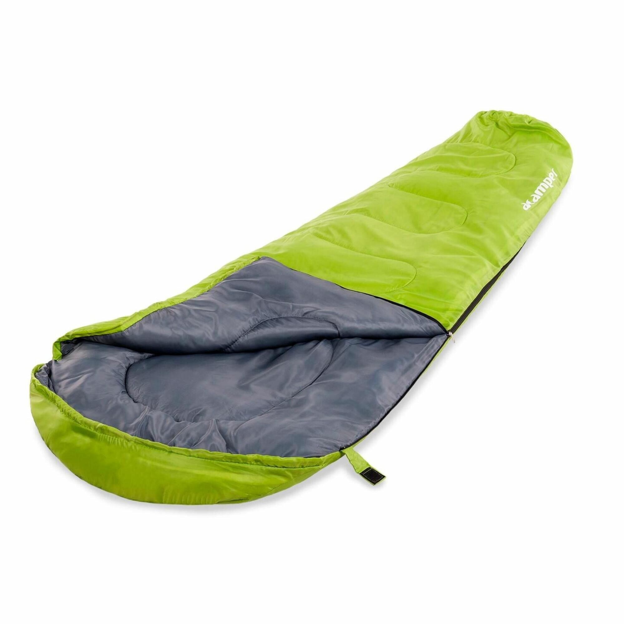 Мумия спальный мешок 300г/м2 теплый. Зеленый, Decathlon, Цвет: Зелен, Размер: M