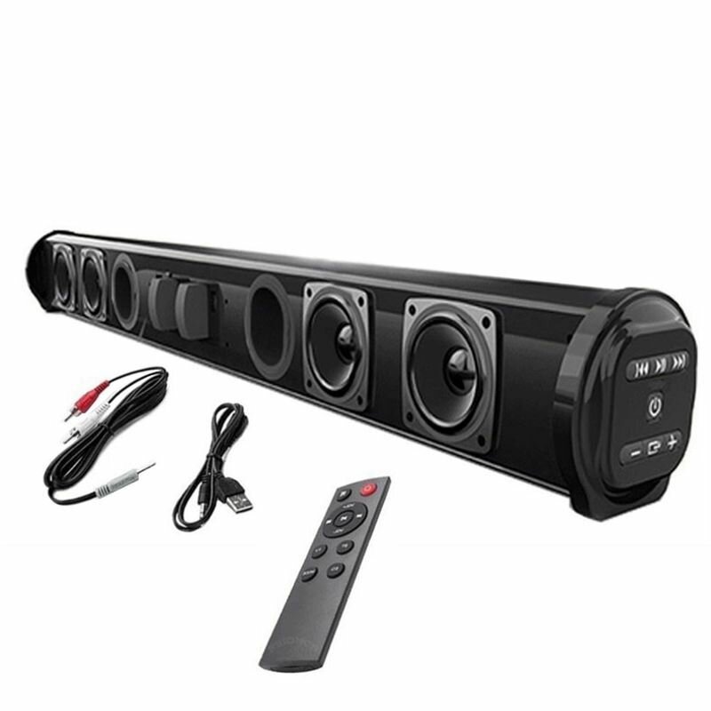 Беспроводная Bluetooth-система динамиков Sound Bar для кинотеатра, ТВ-проектора-