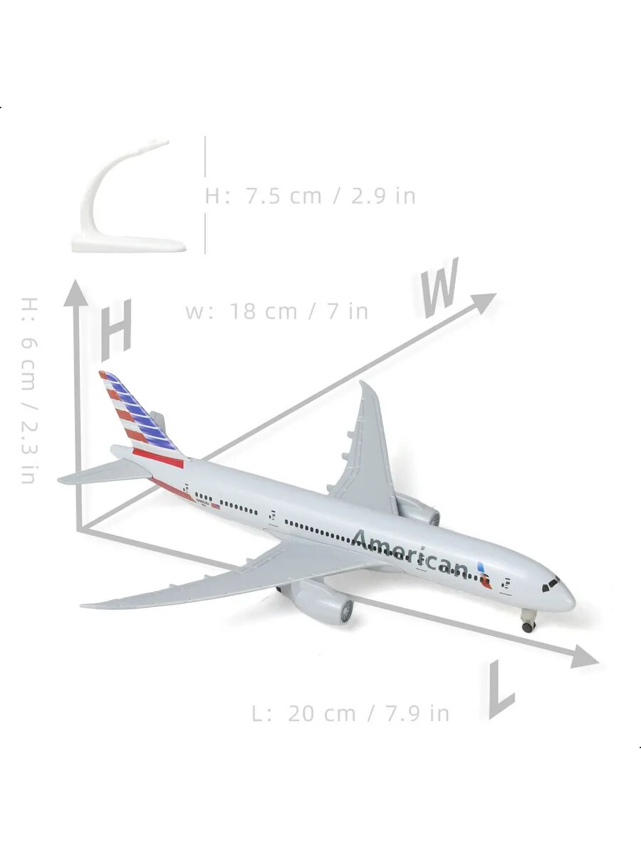 Модель Boeing 787 American 1:300 — фото 1